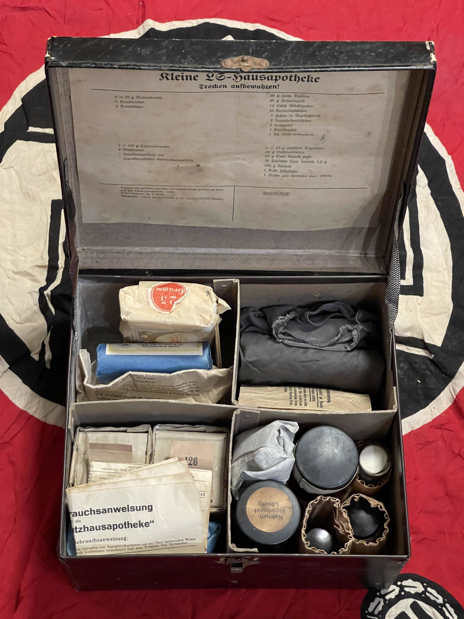 Ww2 German Luftschutz Air Raid, Rlb First Aid Medical
