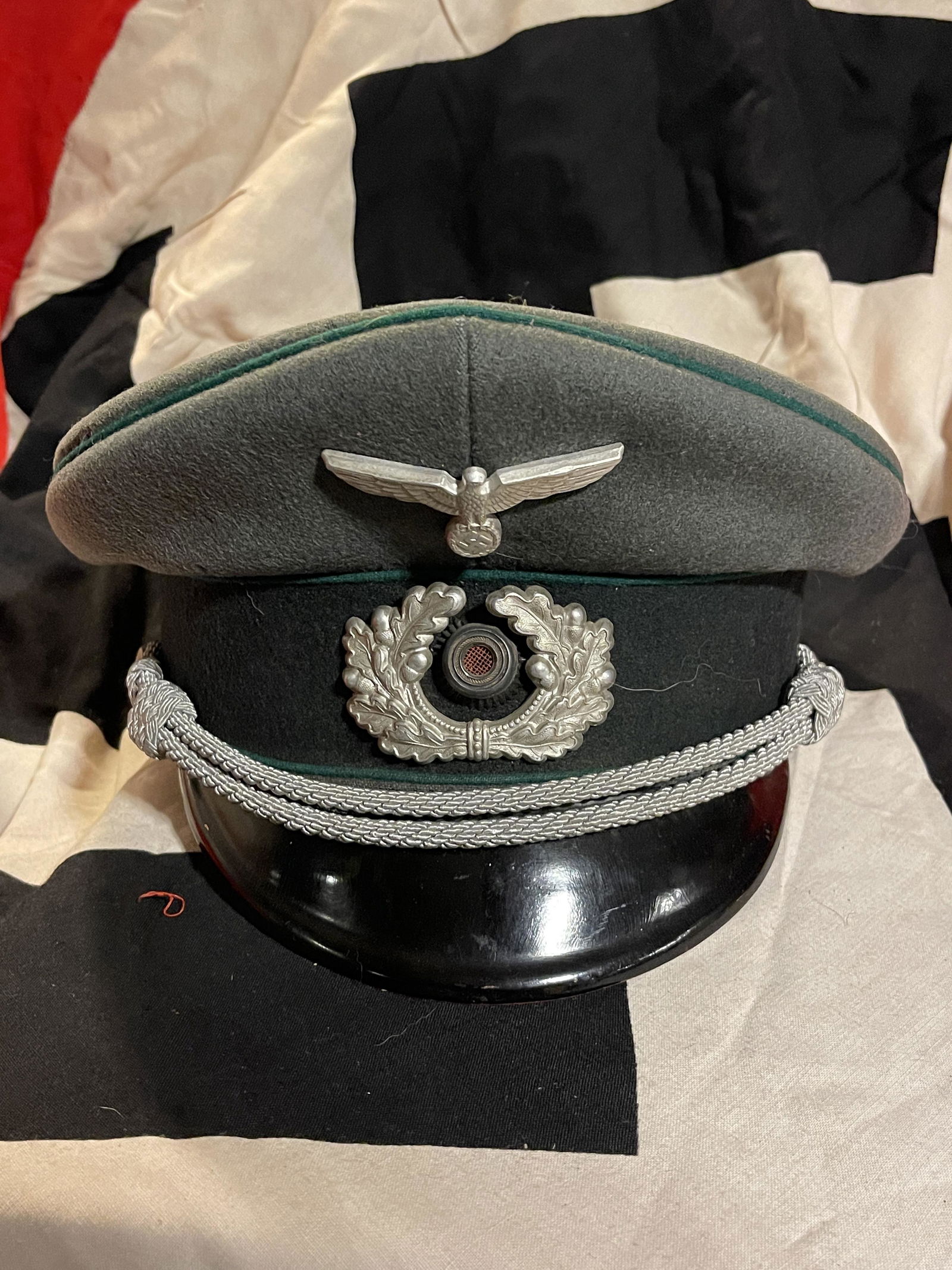 Ww2 German Nazi Wehrmacht Heer Army Visor Cap