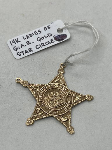 ID'D CIVIL WAR LADIES OF GAR 14K GOLD STAR (#0243) on Nov 13, 2021 ...