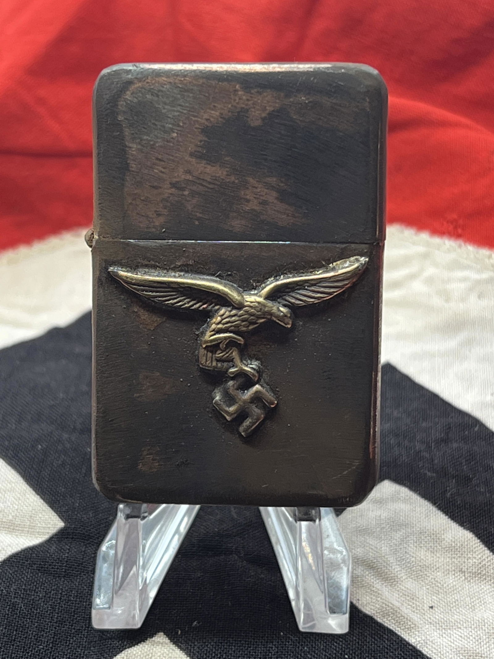 Rare Ww2 German Luftwaffe Pilots Zippo Lighter