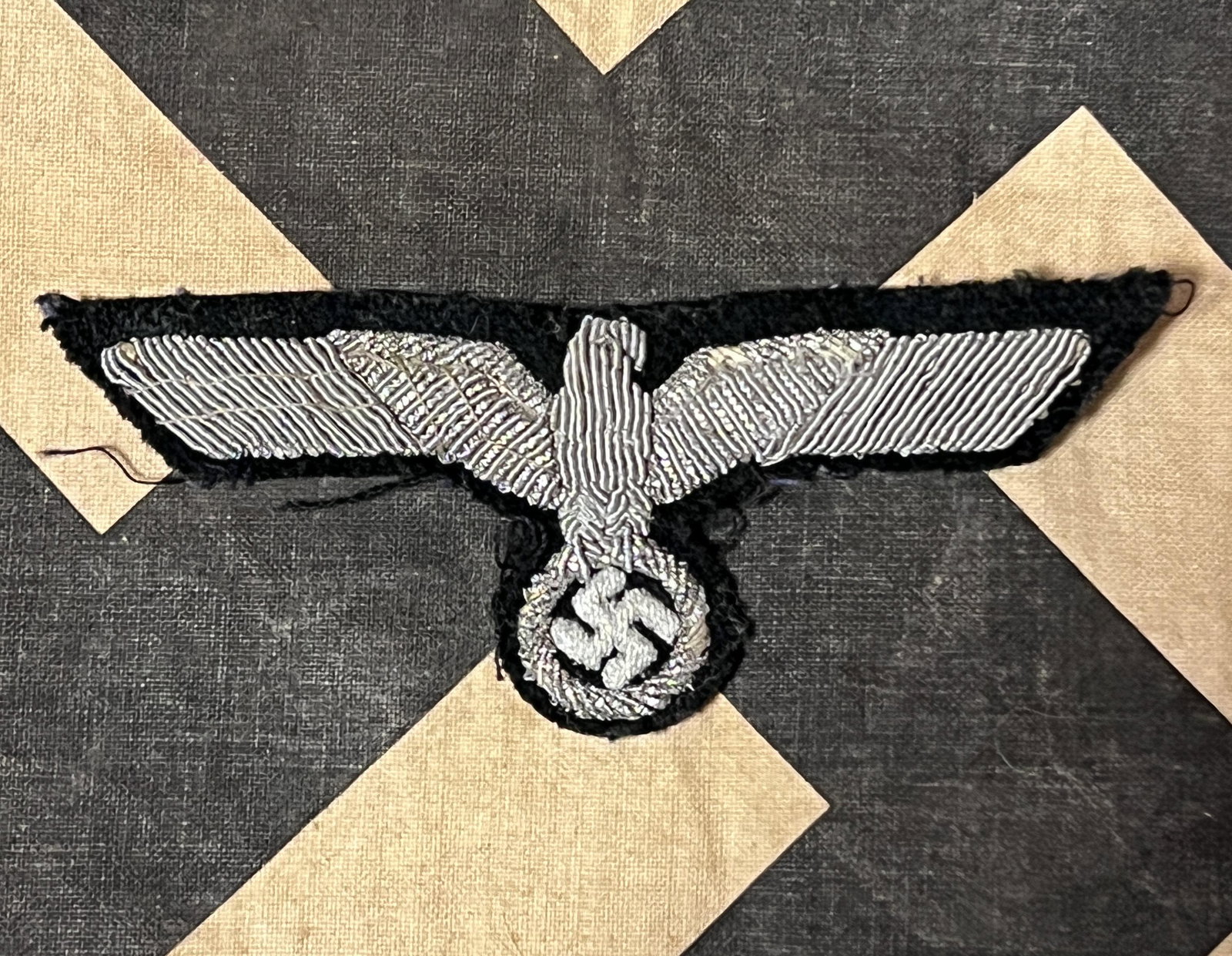 Rare Ww2 German Waffen Ss Eagle Insignia