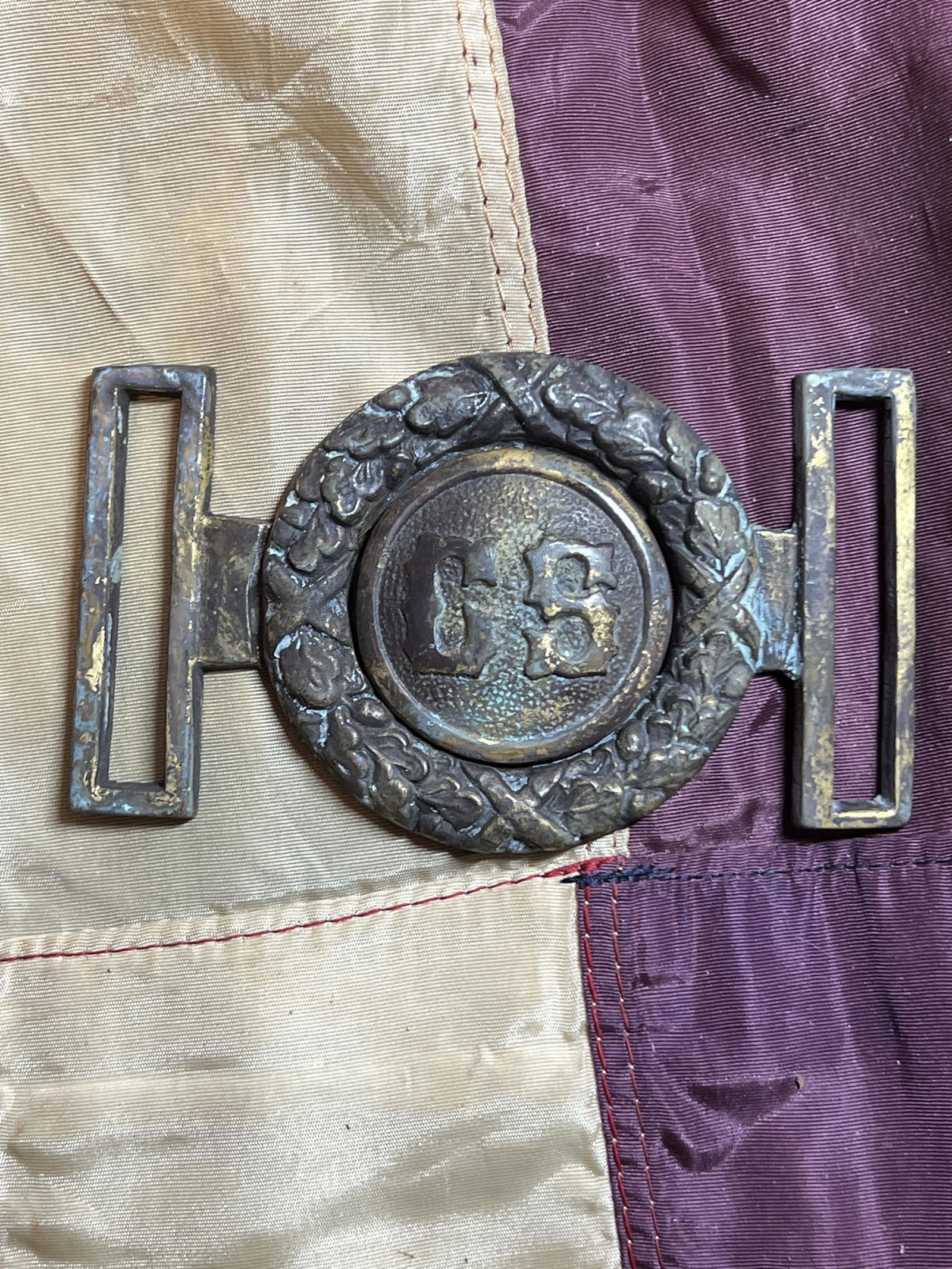 RARE CIVIL WAR CONFEDERATE C.S. 2-PIECE BELT BUCKLE (#0033) on Apr 09 ...