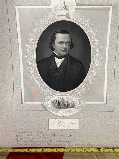STEPHEN A. DOUGLAS CIVIL WAR SIGNED PRINT/ETCHING (#0025) on Apr 11 ...