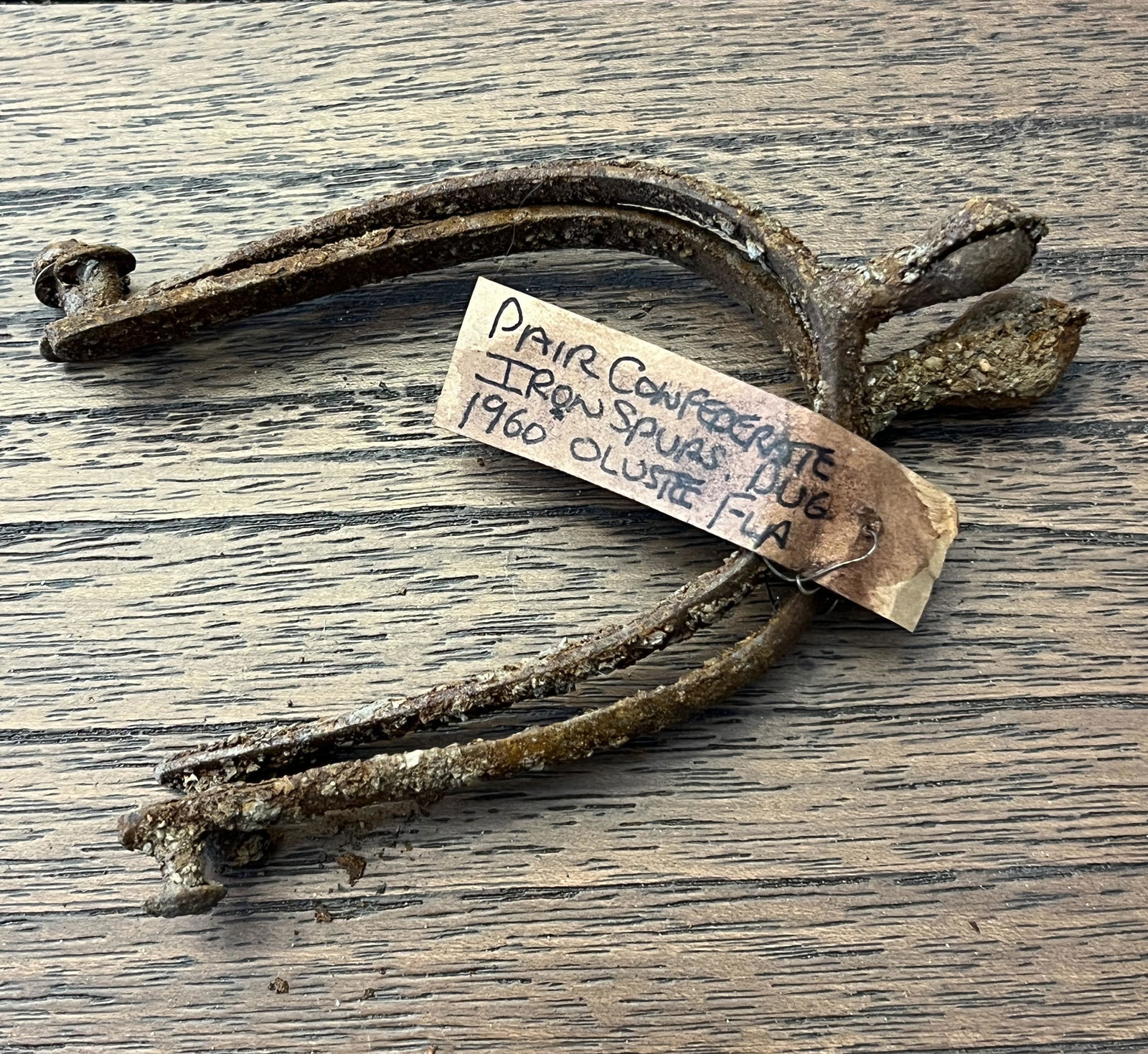 RARE CIVIL WAR DUG PAIR OF CONFEDERATE SPURS W/PROVENANCE - May 13 ...