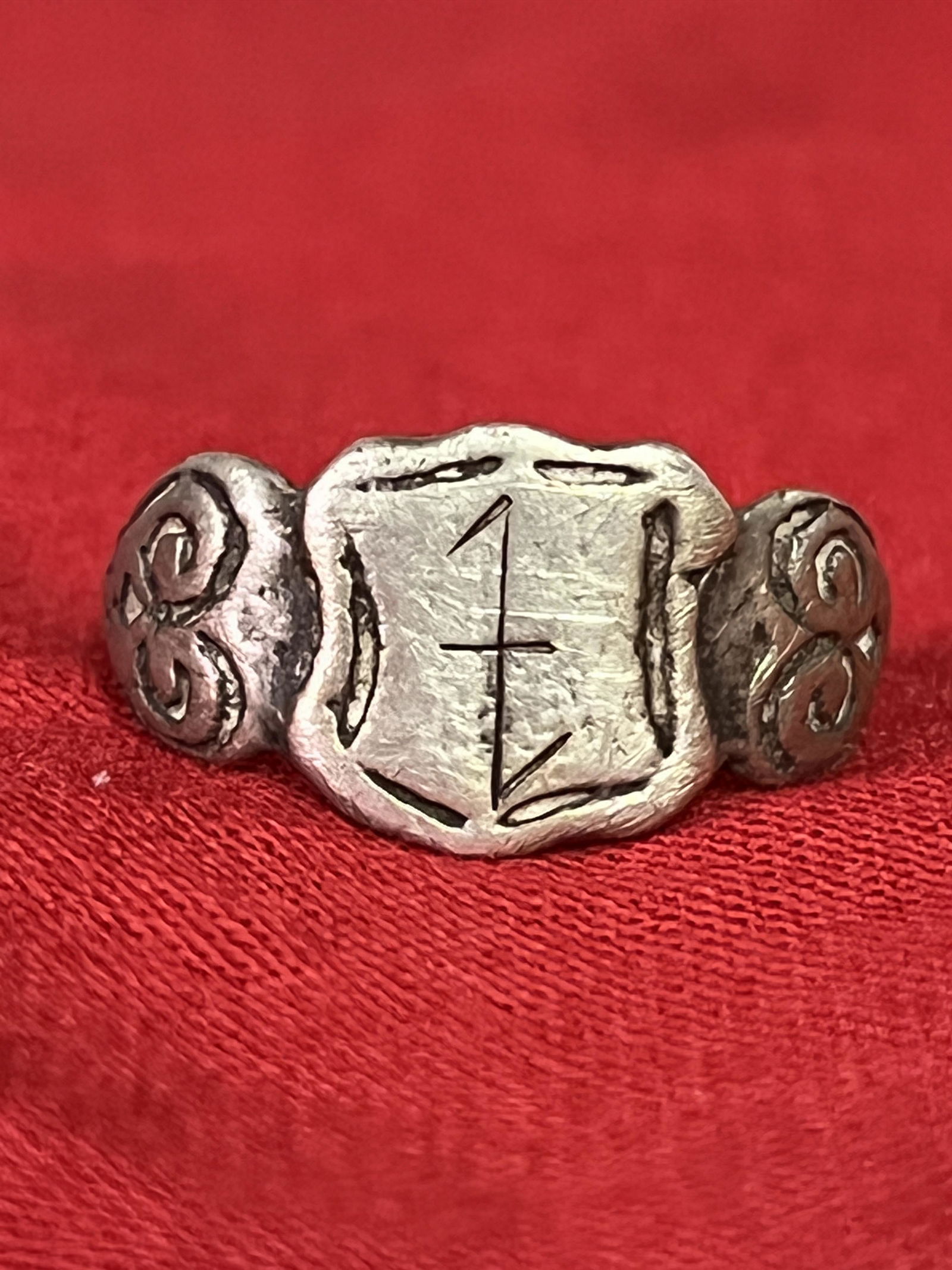 835 Silver Ww2 German Panzer Division Ring