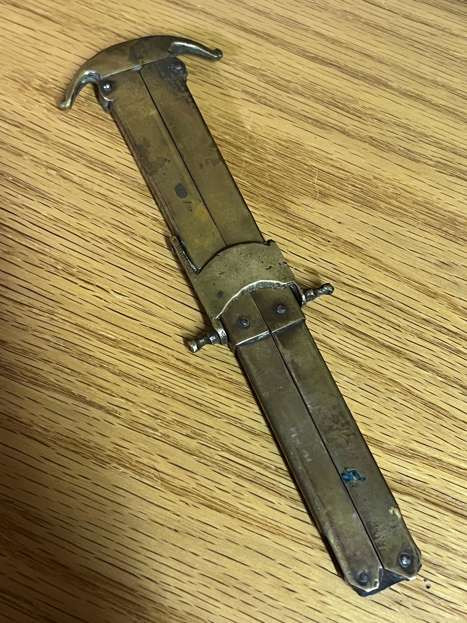 Rare Ww2 German Paratrooper Gravity Folding Knife