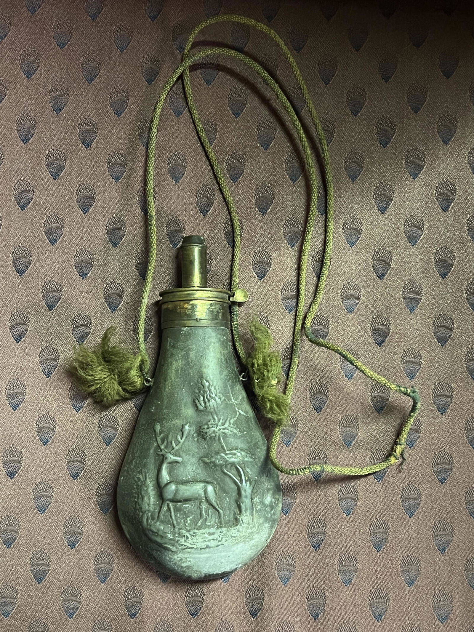 ANTIQUE CIVIL WAR TYPE HUNTING POWDER FLASK - Aug 22, 2022 | Rare ...