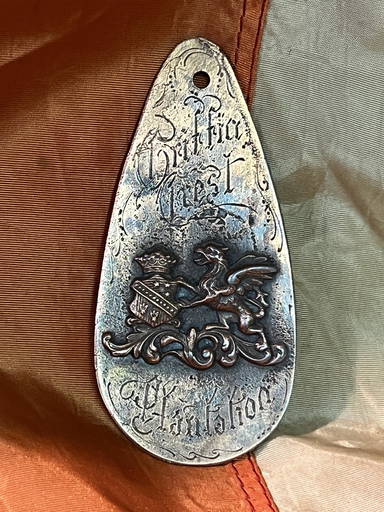 1837 GRIFFIN CREST ST. SIMONS ISLAND, GA SLAVE SERVANT TAG #11 (#0033 ...