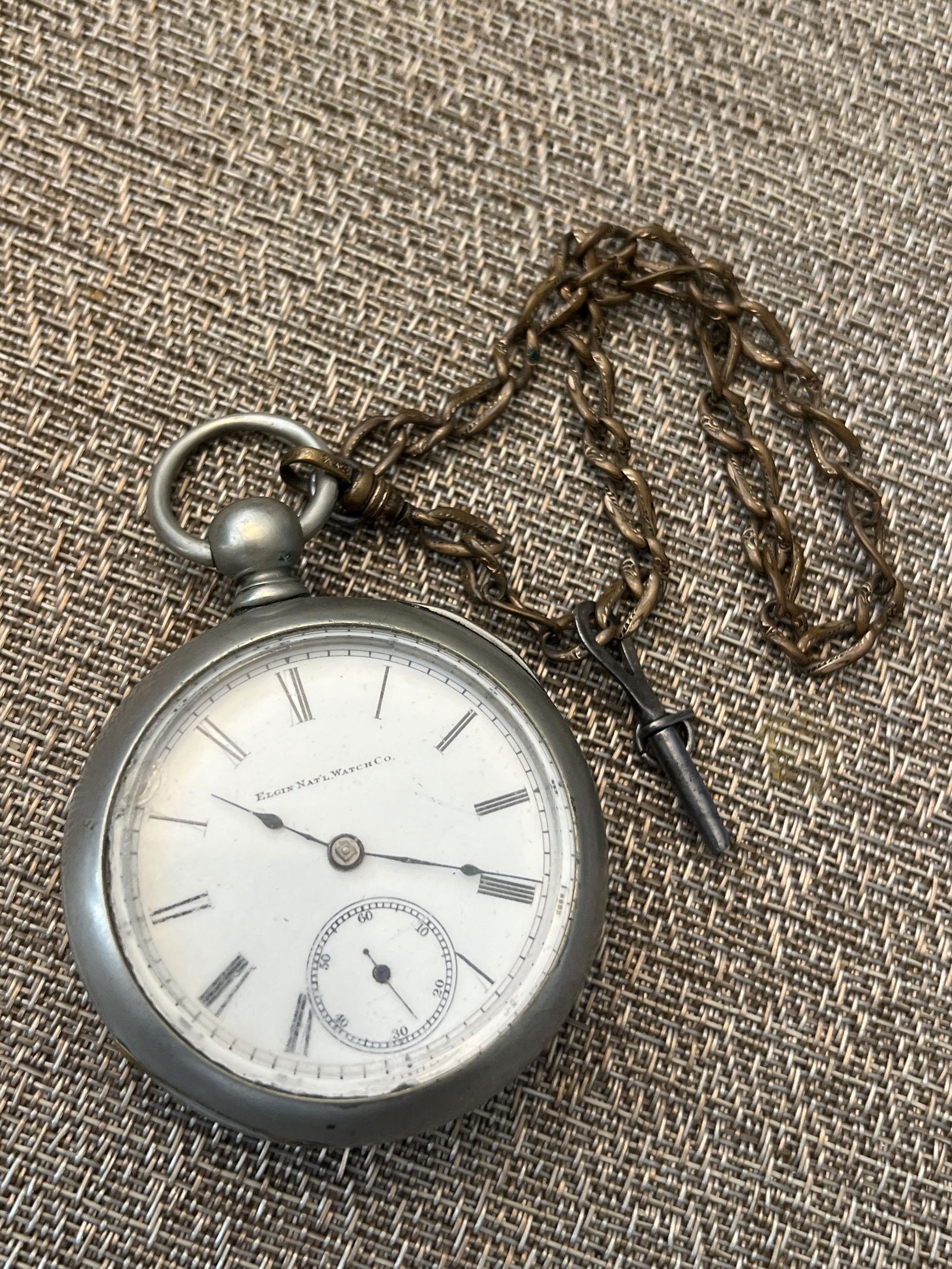 Antique Elgin Natl. Watch Co. Key Wind Pocket Watch