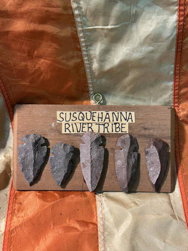 Antique Susquehanna River Tribe Arrowheads Antique Susquehanna River Tribe Arrowheads