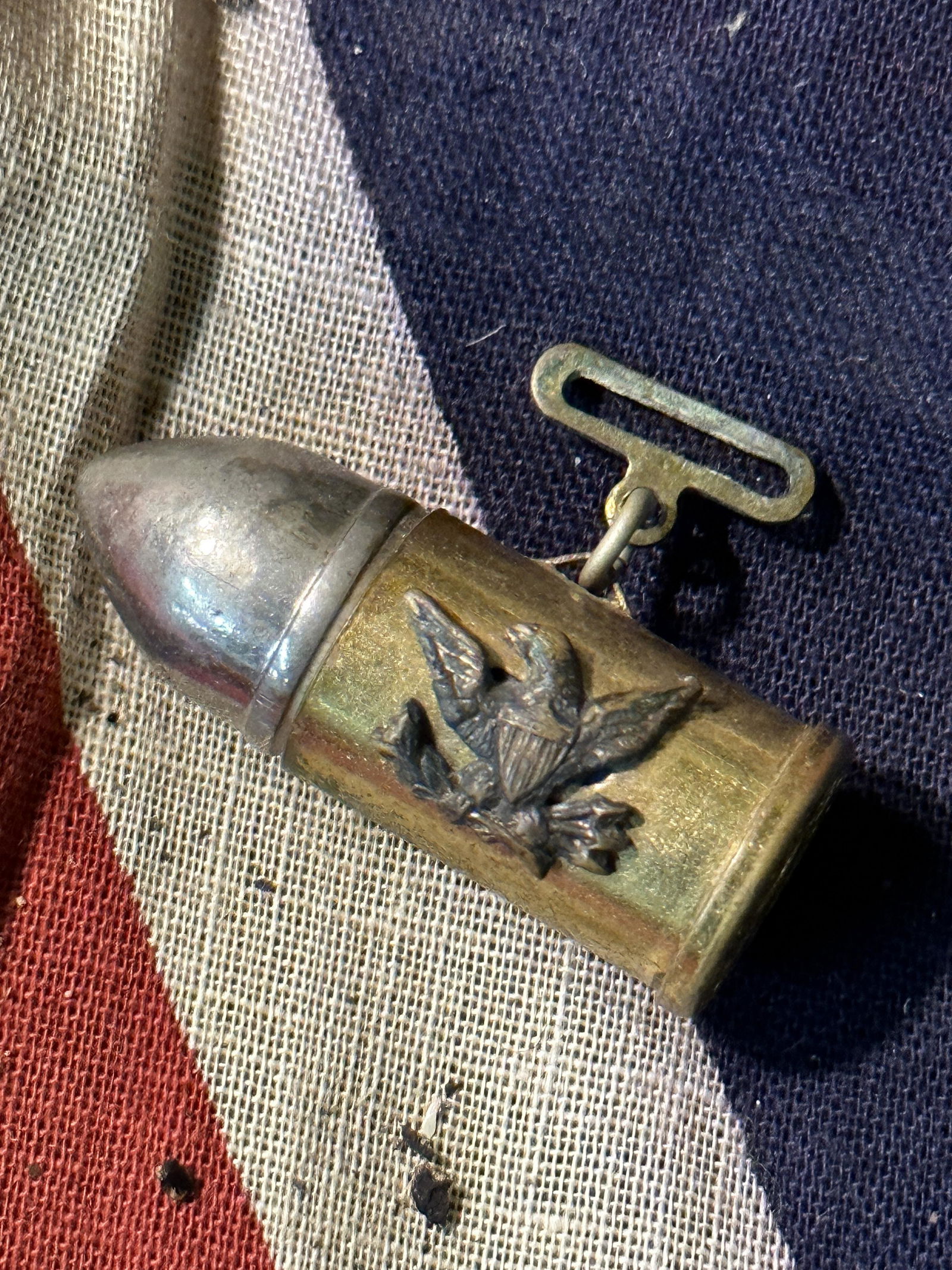 WW2 U.S. TRENCH ART SOLDIER'S BULLET PENDANT WITH EAGLE - Nov 22, 2022 ...