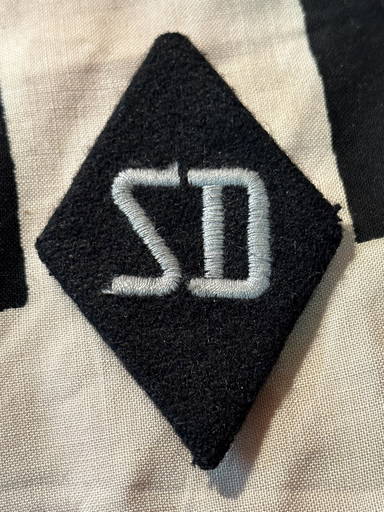 WW2 GERMAN WAFFEN SS SD OFFICER'S SLEEVE DIAMOND (#0025) on Jan 09 ...