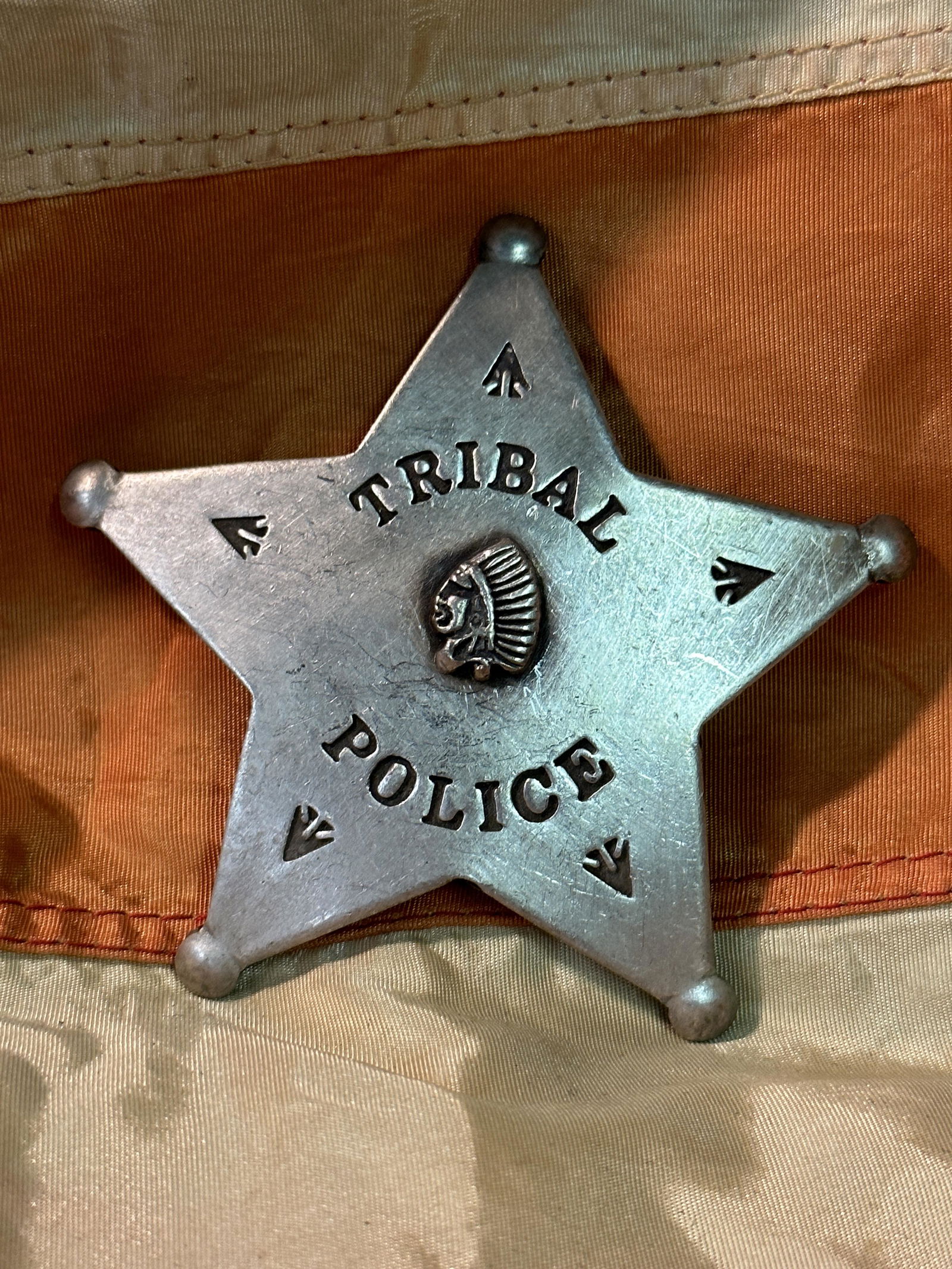 Antique Native American Tribal Police Badge