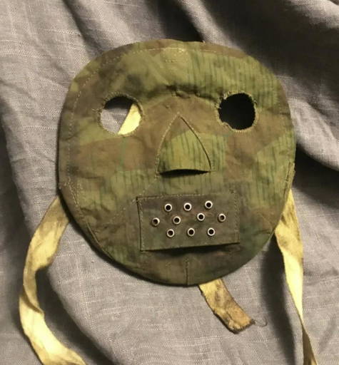 Ww2 German Waffen Ss Splinter Camo Sniper's Mask