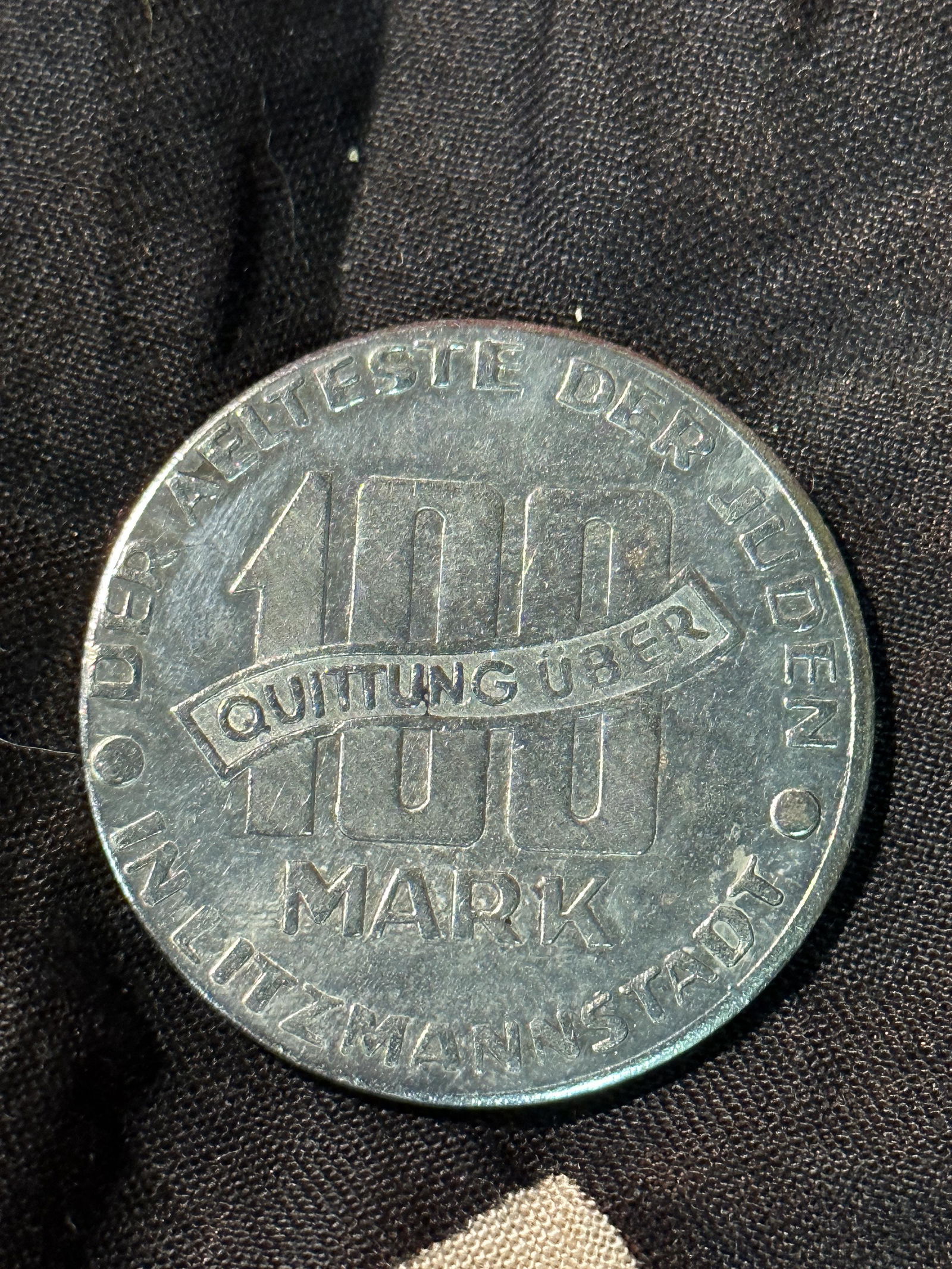 WW2 GERMAN 100 MARKS TOKEN FROM THE LODZ GHETTO 1943 - Mar 27, 2023 ...