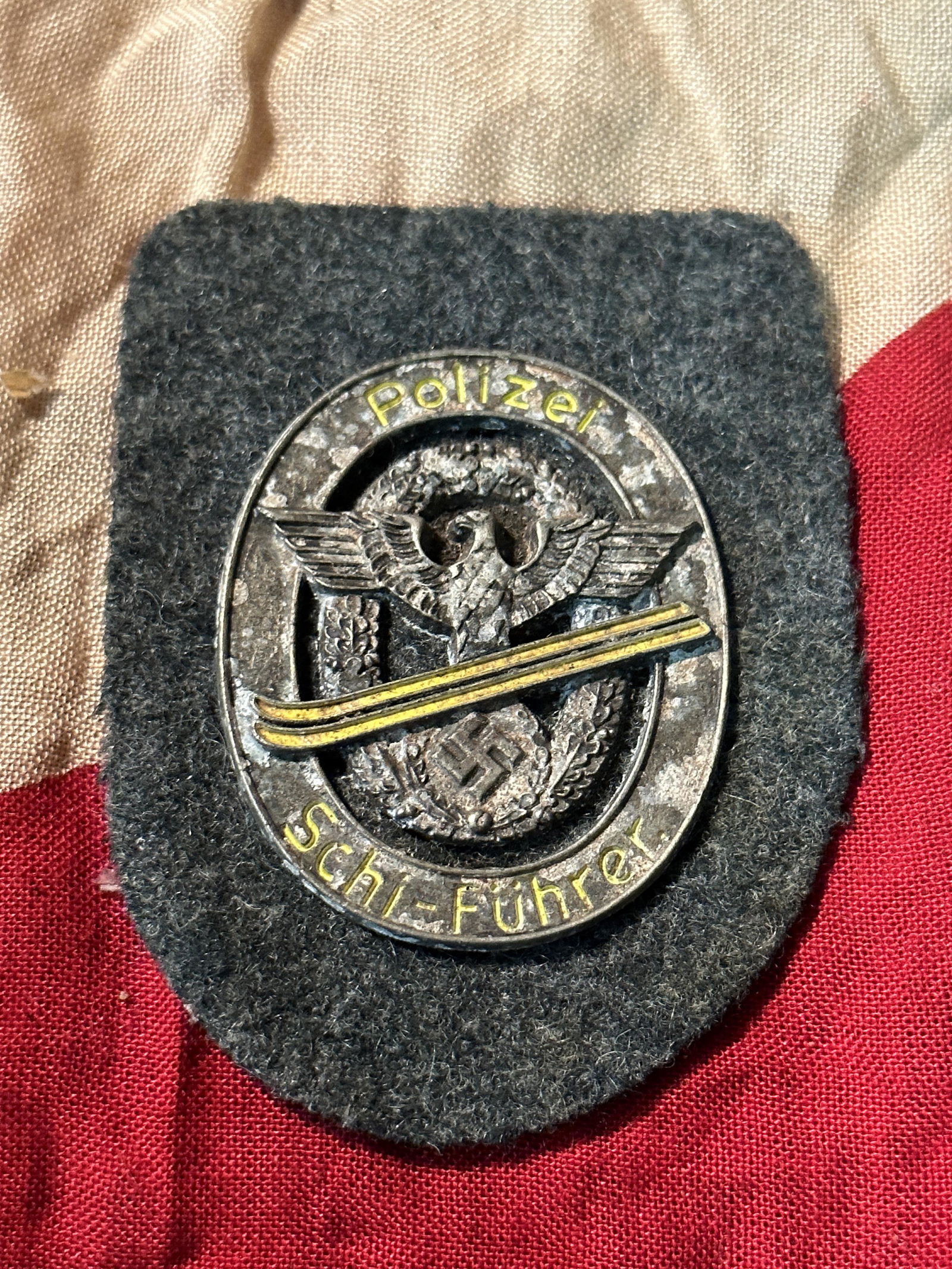 Ww2 German Polizei Schi0-fuhrer Badge By Oseph Feix Shne Gablonz - Apr ...