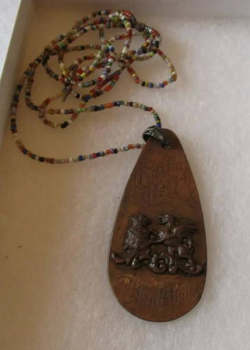 Dated 1837 Griffin Crest Plantation Georgia Servant Slave Tag