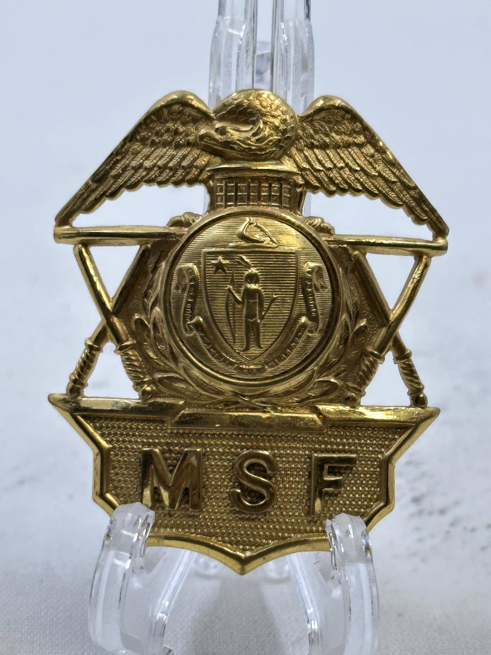 Rare Vintage Msf Police Badge Auction
