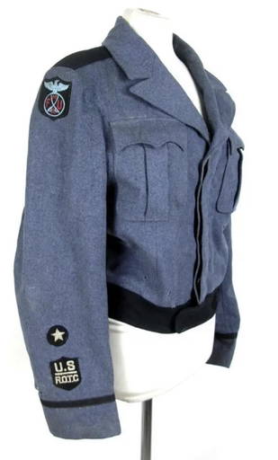 Id'd Ww2 U.s. Fork Union Military Rotc Ike Jacket Tunic