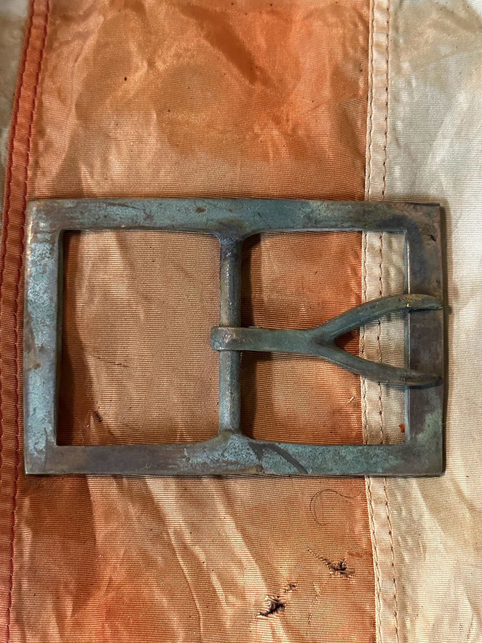 Rare Civil War Forked Tongue Confederate Belt Buckle Auction