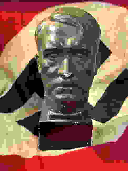 Rare Ww2 German Adolf Hitler Desk Sculpture - Vet Bring Back Auction