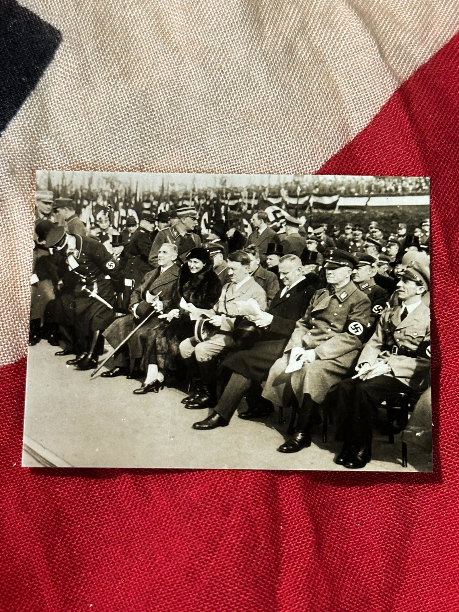 Rare Ww2 German Photograph Of Adolf Hitler Sitting With The Elites ...