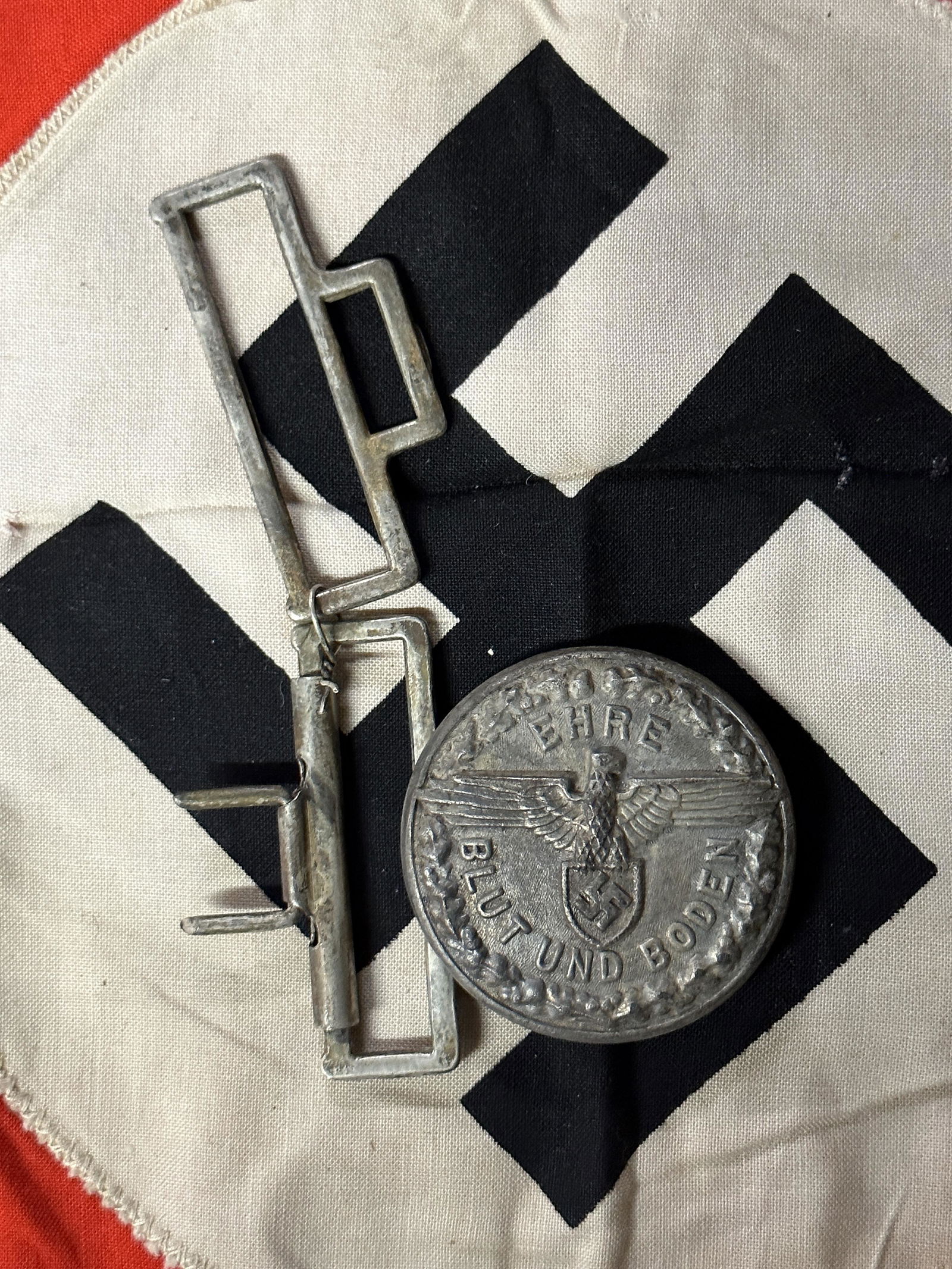 Vet Bring Back Ww2 German Slovakia Waffen Ss Officer Belt Buckle