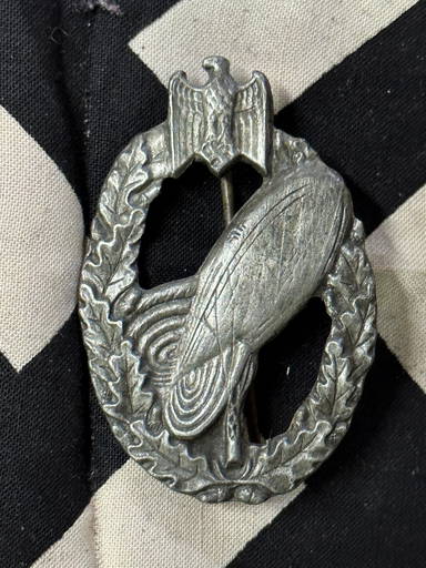 Rare Ww2 German Balloon Observer's Badge