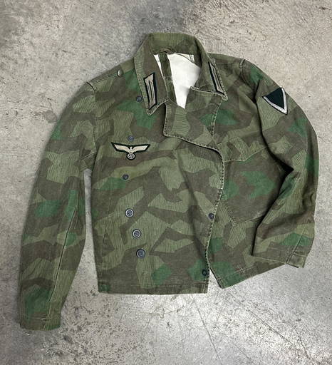 Rare Ww2 German Luftwaffe Field Division Camouflage Jacket