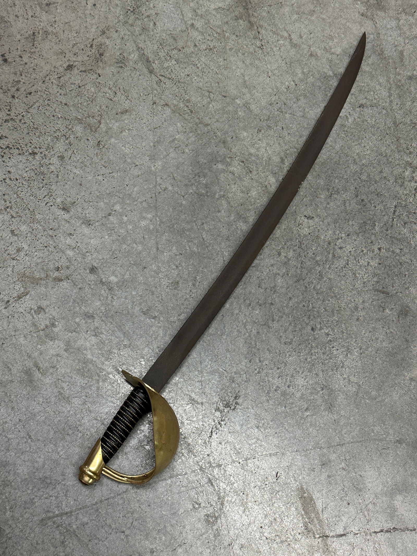Rare Civil War Usn Navy Officer Cutlass Sword