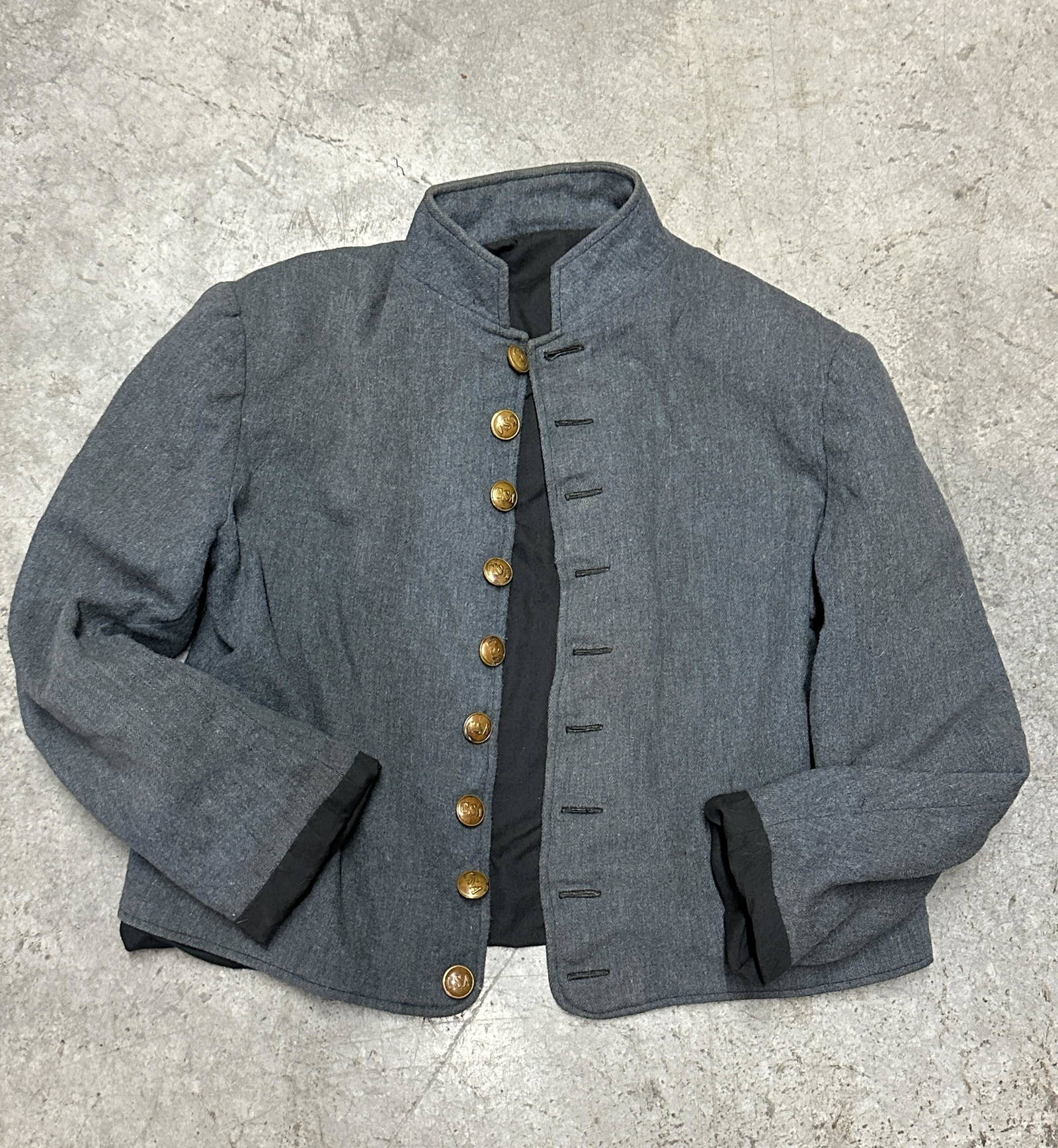 Ultra Rare Civil War Csa Confederate Officer Shell Jacket With Csa ...