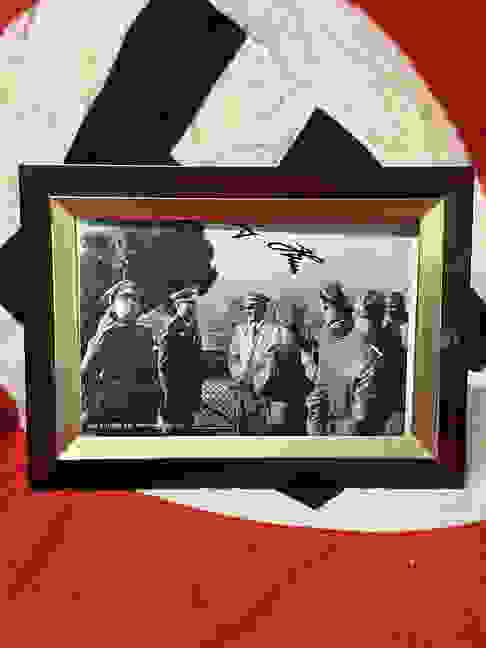 Ultra Rare Ww2 German Adolf Signed Photograph Standing With Elites Auction