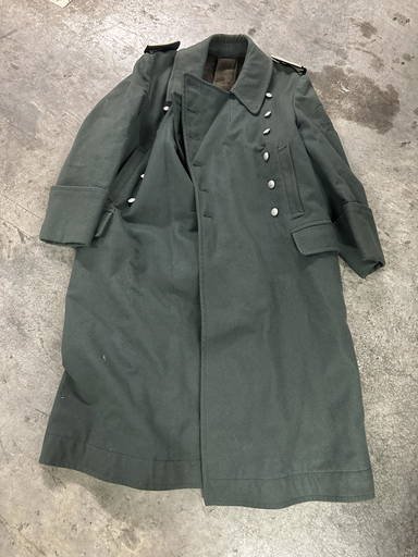 Rare Ww2 German Heer Army Officer Winter Fur Overcoat