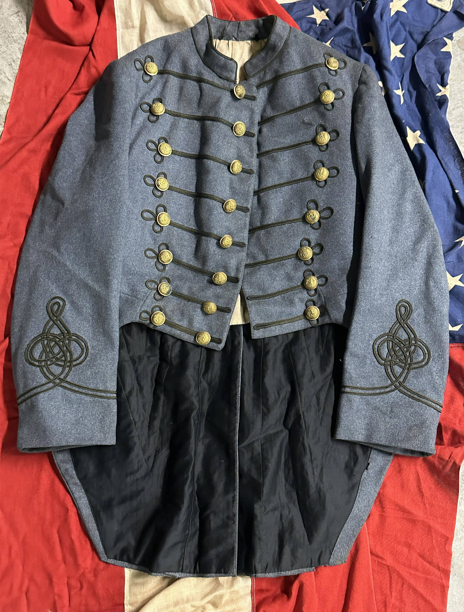 Rare Civil War Vmi Virginia Military Institue Officer Dress Jacket Coat ...