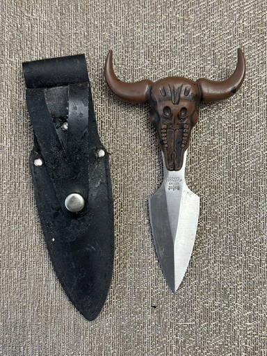 United Bull Head Handle Dagger With Sheath
