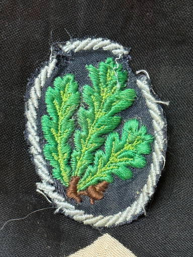 Ww2 German Army Light Infantry Jager Embroidered Sleeve Badge