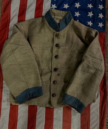 Rare Civil War Confederate Alabama Volunteer Corps Infantry Jacket Coat