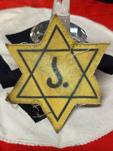 Rare Ww2 German Jewish Concentrattion Camp Jude Star Of David