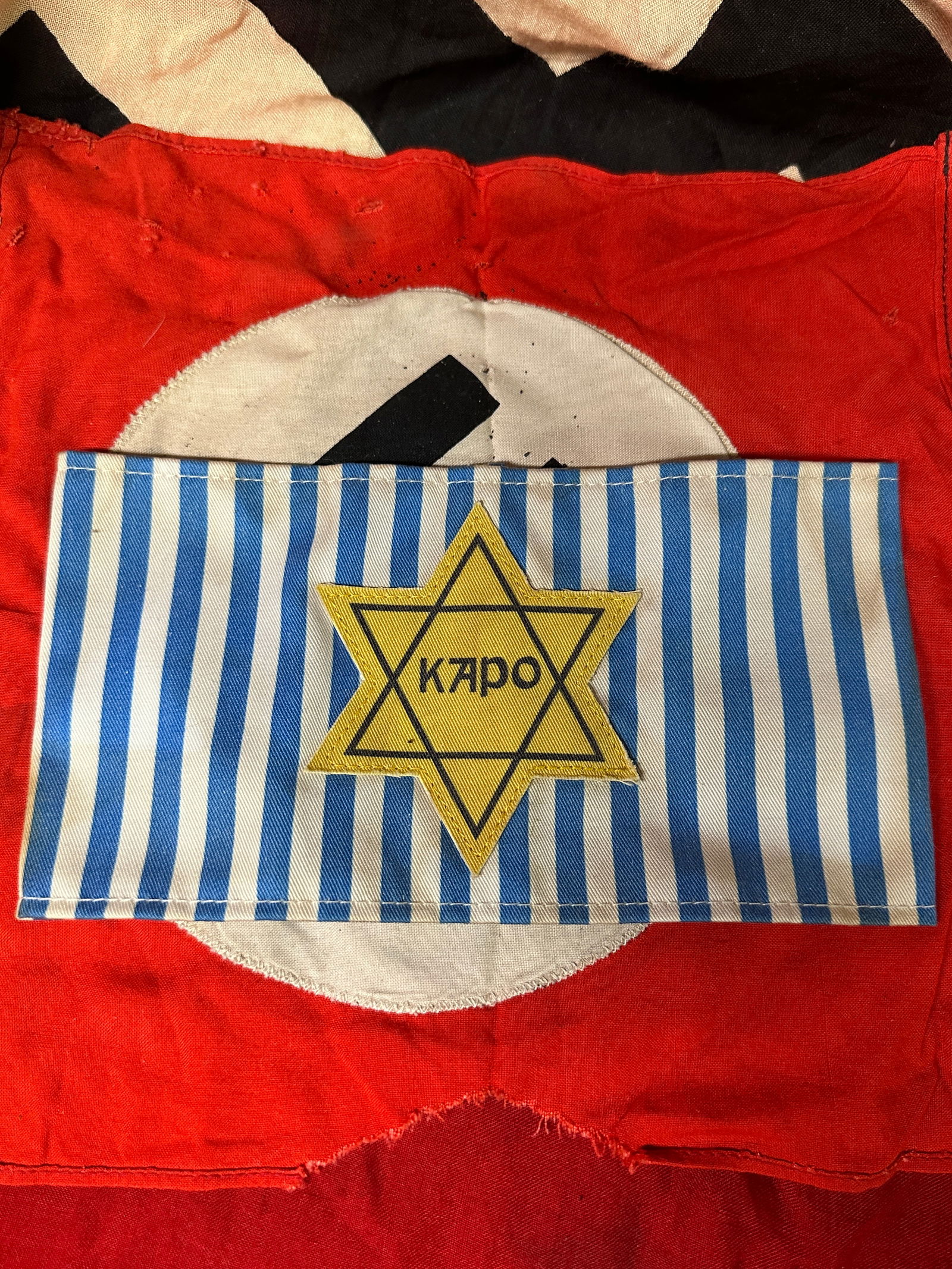 Ww2 German Concentration Camp Kapo Armband With Star Of David Auction