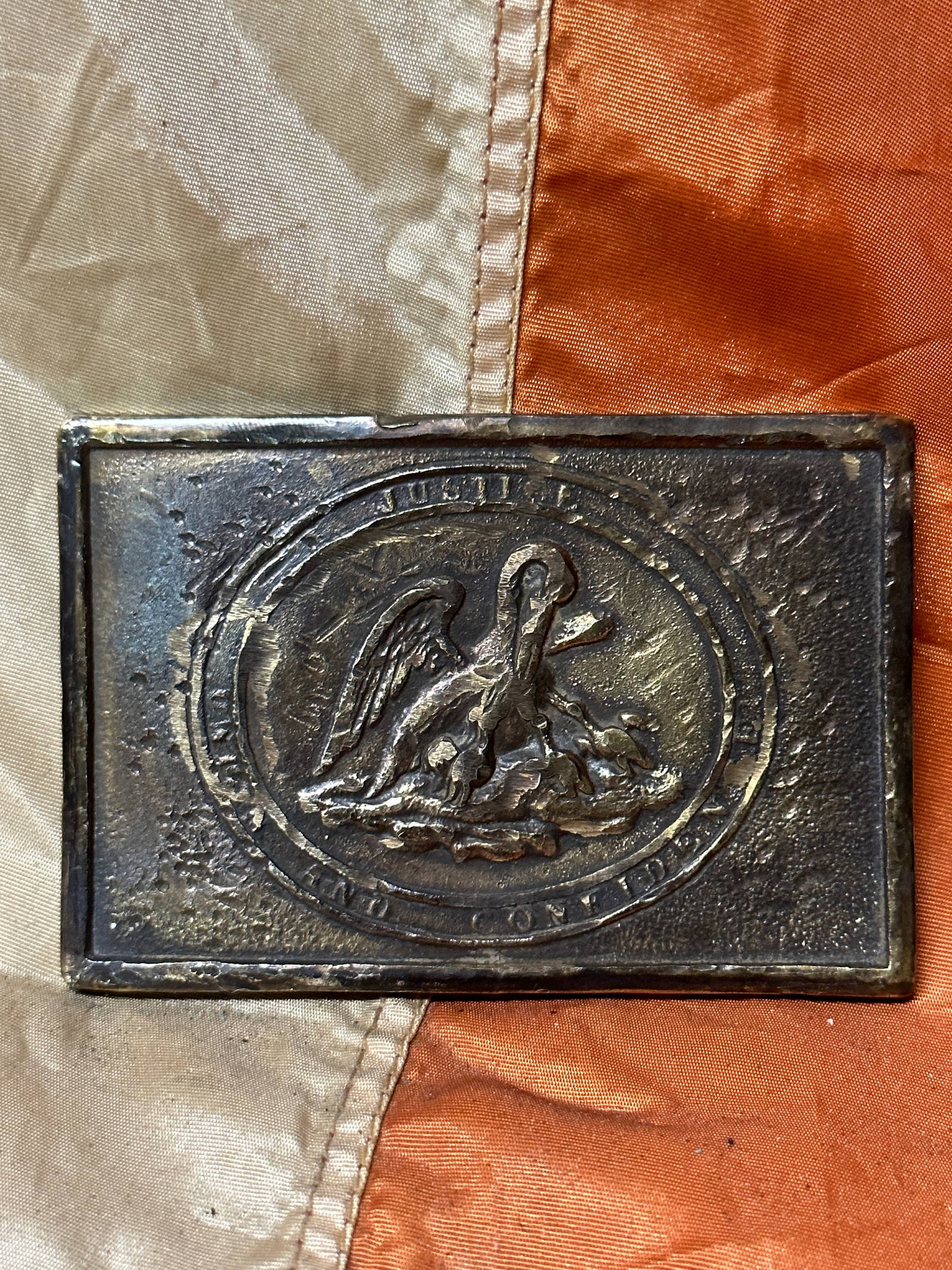 Rare Civil War Confederate Louisiana Officer Belt Buckle Auction