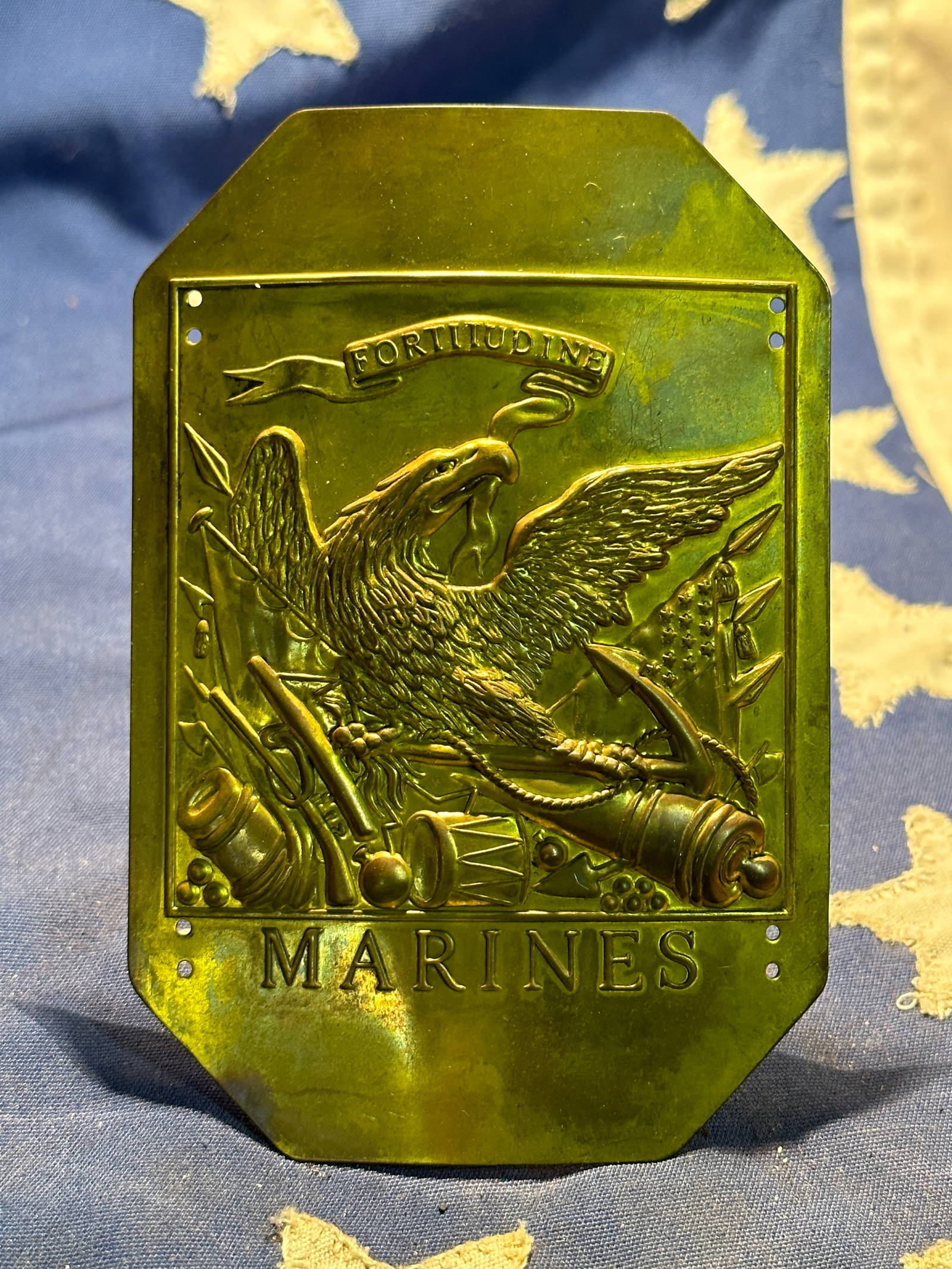 Pre Civil War Usmc Marines Shako Hat Badge Insignia Oct 10 2023
