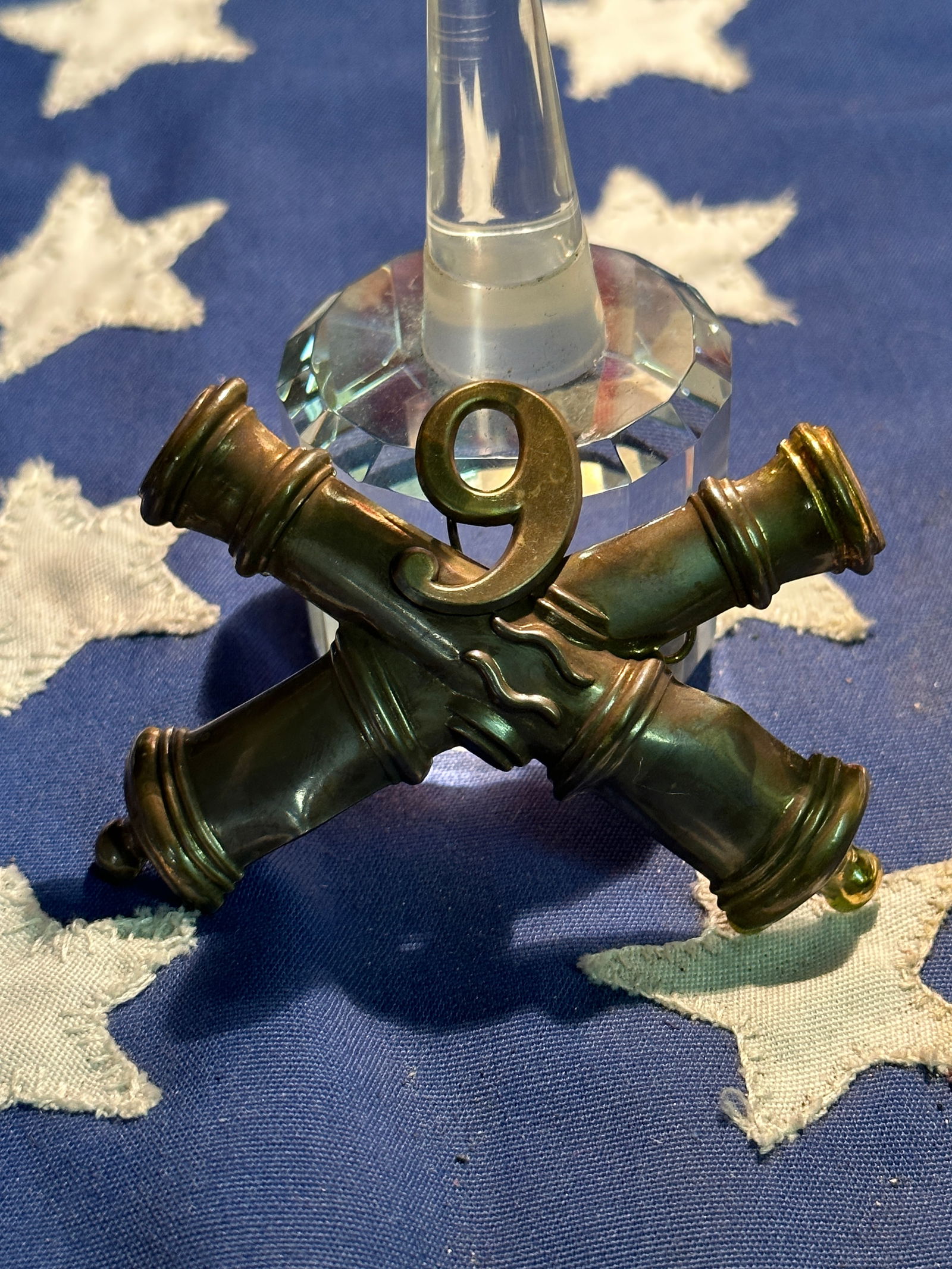 M1834 Pre Civil War U.s. 9th Artillery Shako Plate Insignia - Oct 10 ...