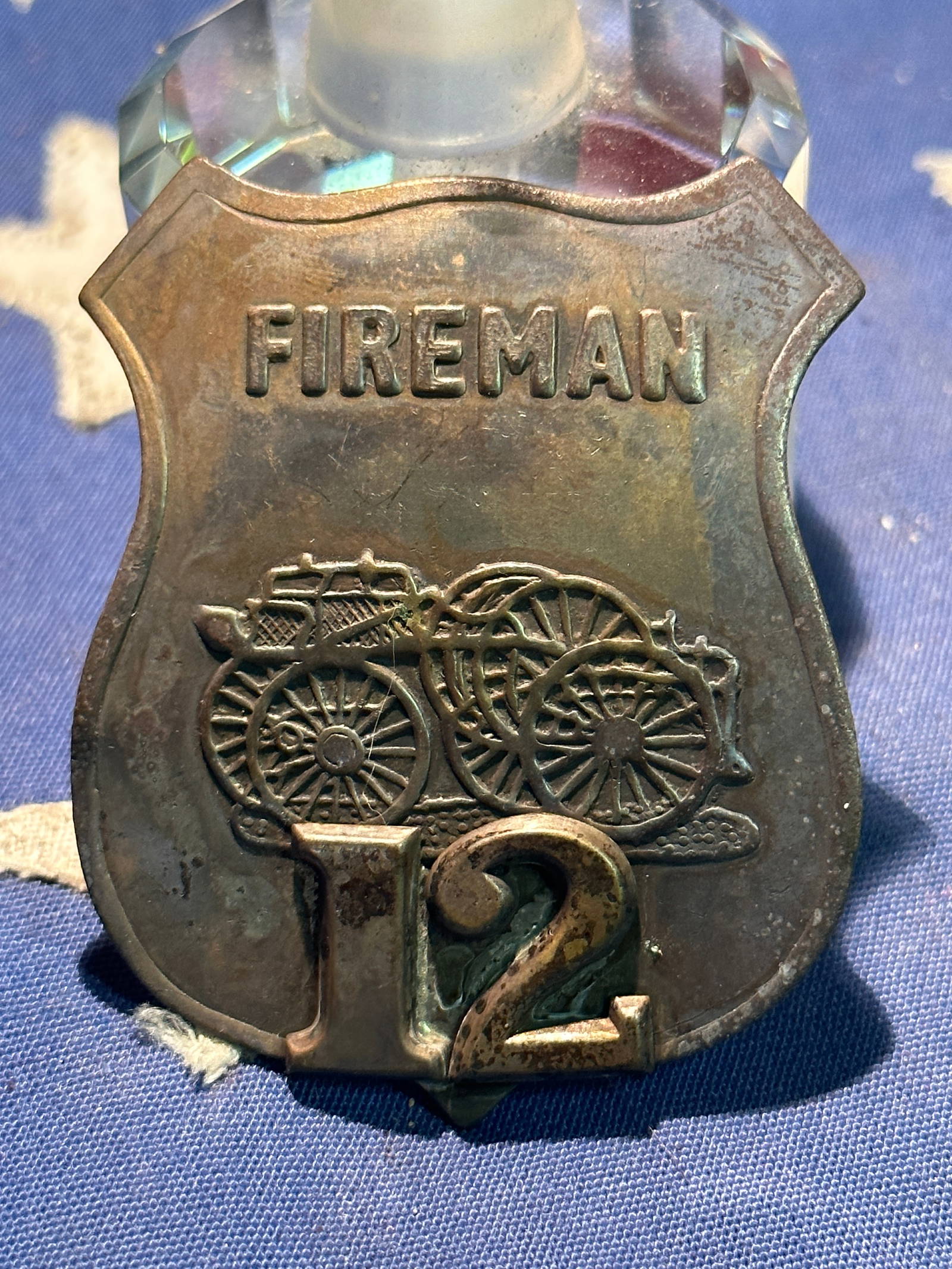 Rare Civil War 12th Fireman Division Badge Insignia Auction