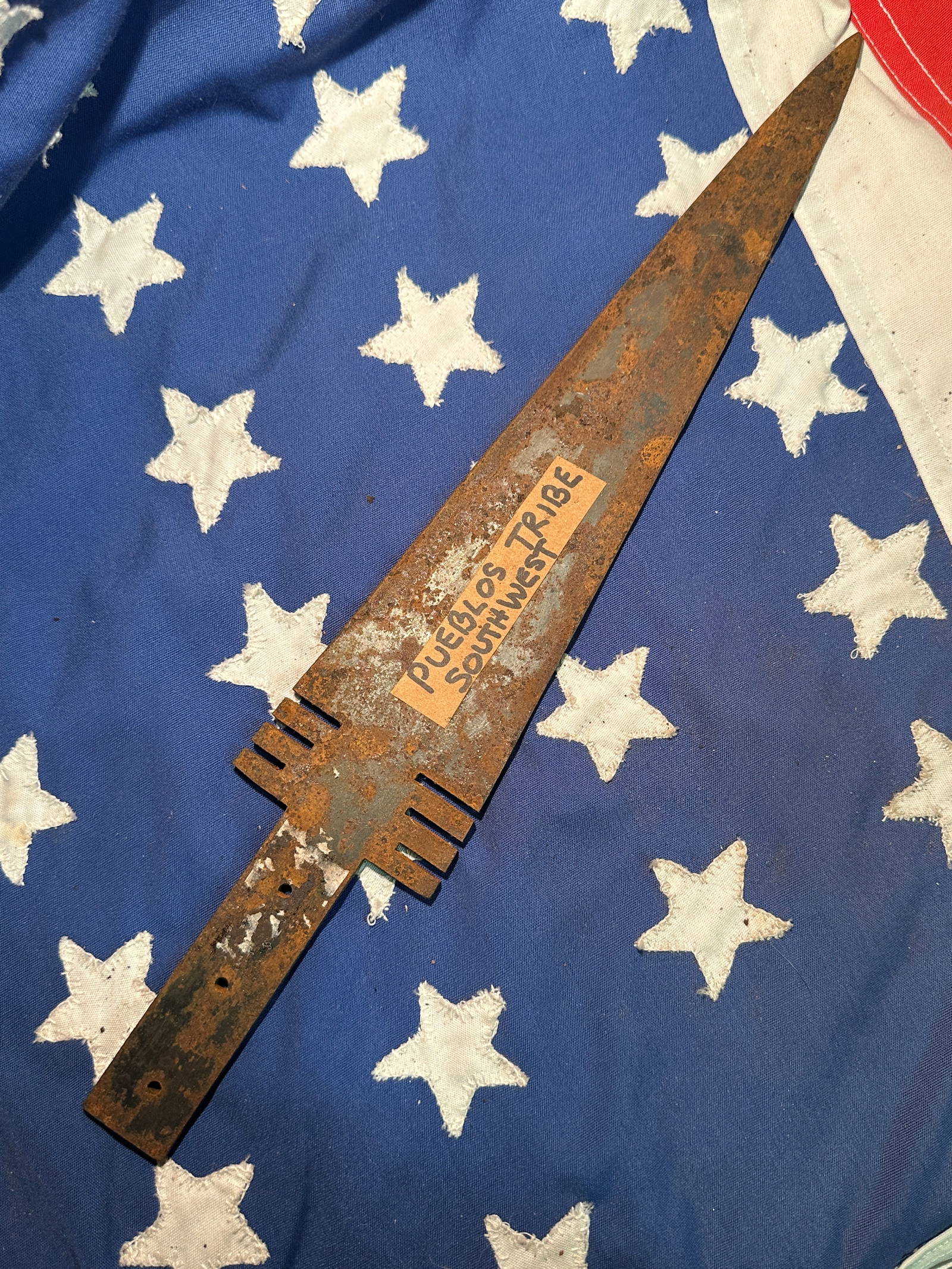 Rare 1800's Native American Pueblos Tribe Southwest Pike Head Auction