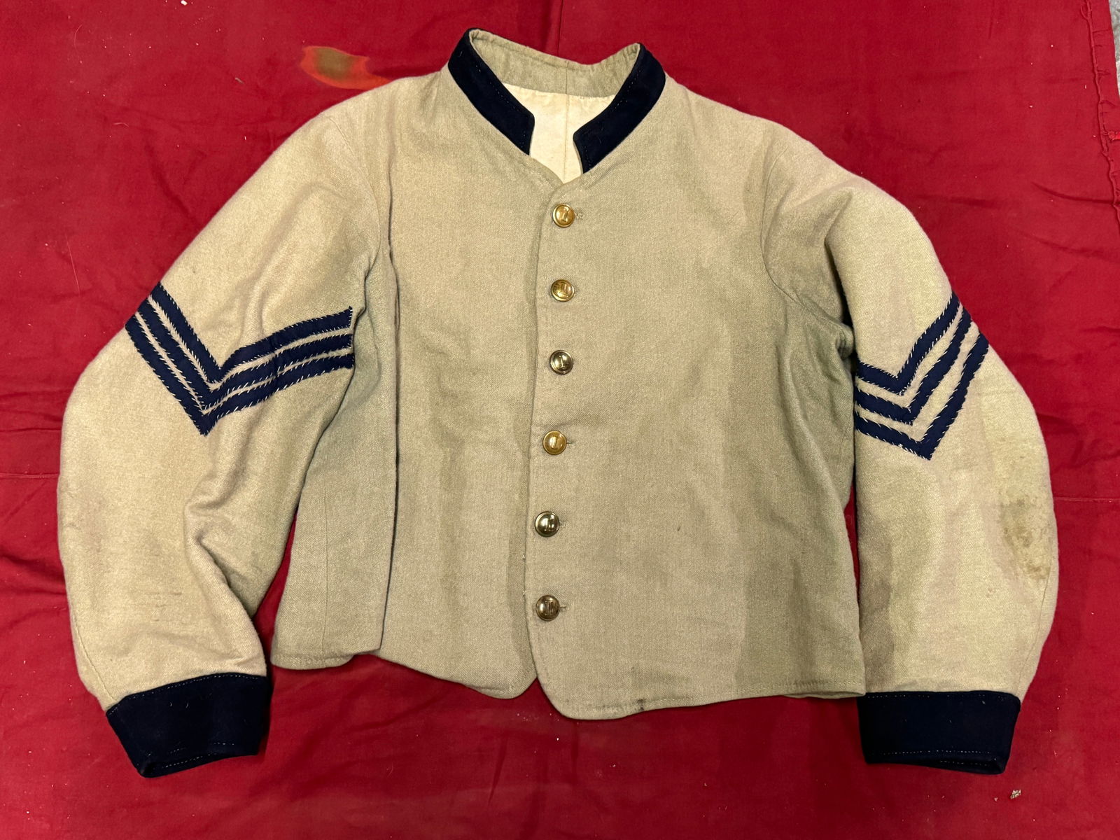 Rare Civil War Confederate Infantry Wool Shell Jacket Auction