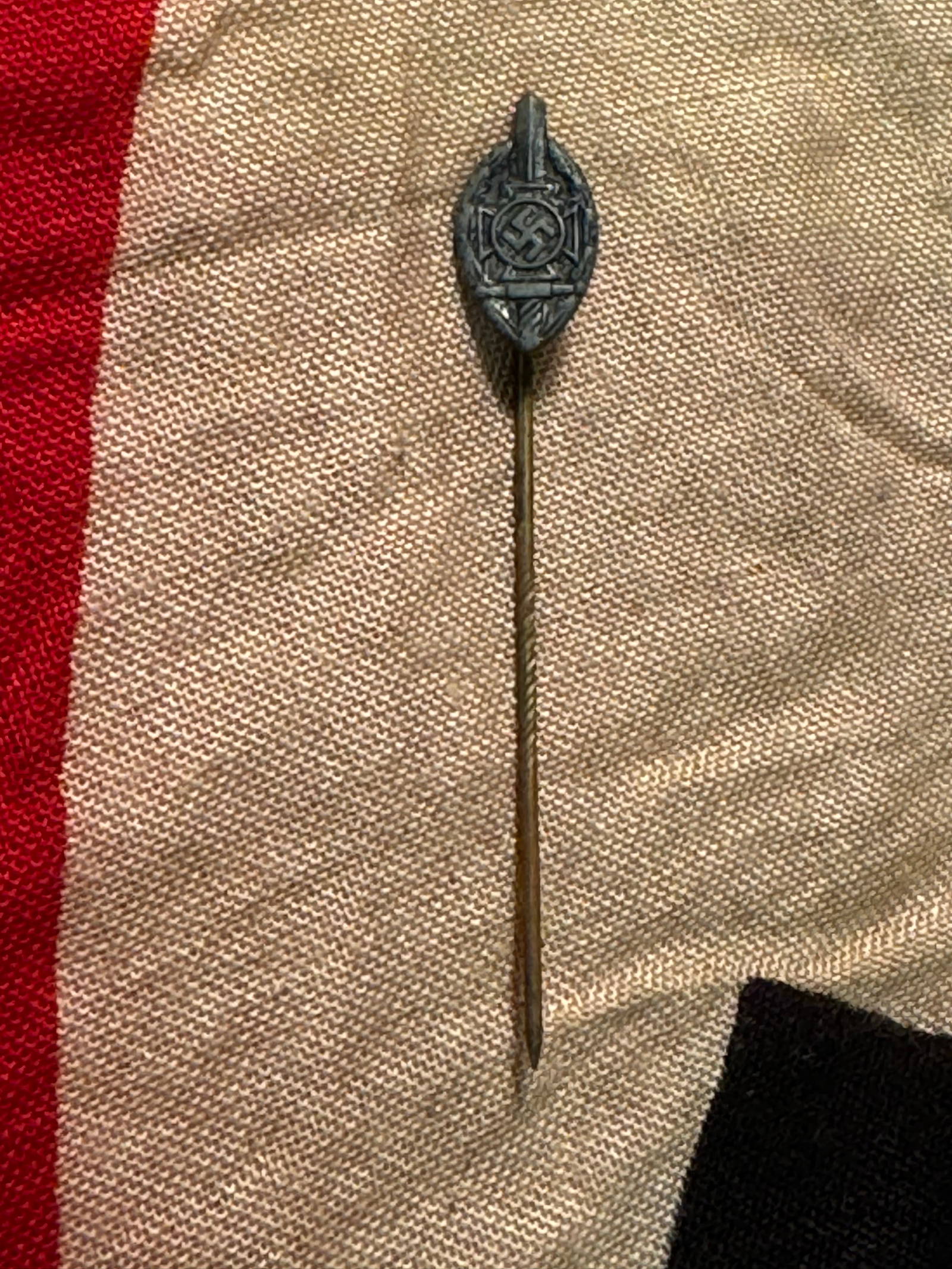 Rare Ww2 German Nskov Veterans Stick Pin Auction
