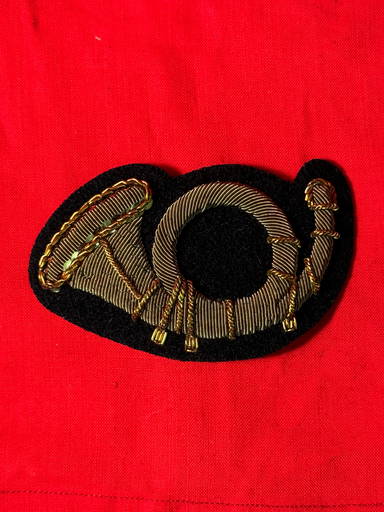Rare Civil War Infantry Officer Cloth Badge Insignia