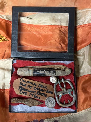 Recovered Revolutionary War Colonial Relics Brandywine Battle Site