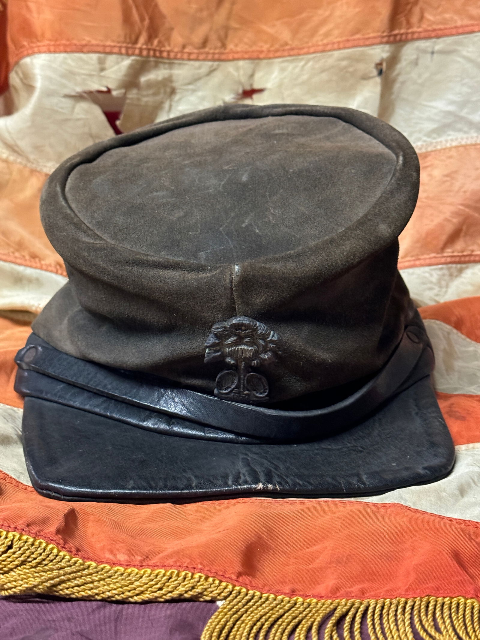 Civil War Confederate Ucv Veteran's South Carolina Kepi Hat Cap Auction