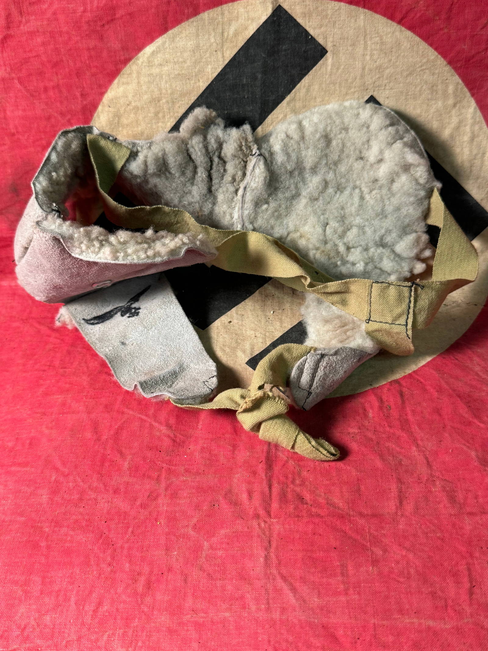 Rare Ww2 German Luftwaffe Pilots Ear Muffs Auction